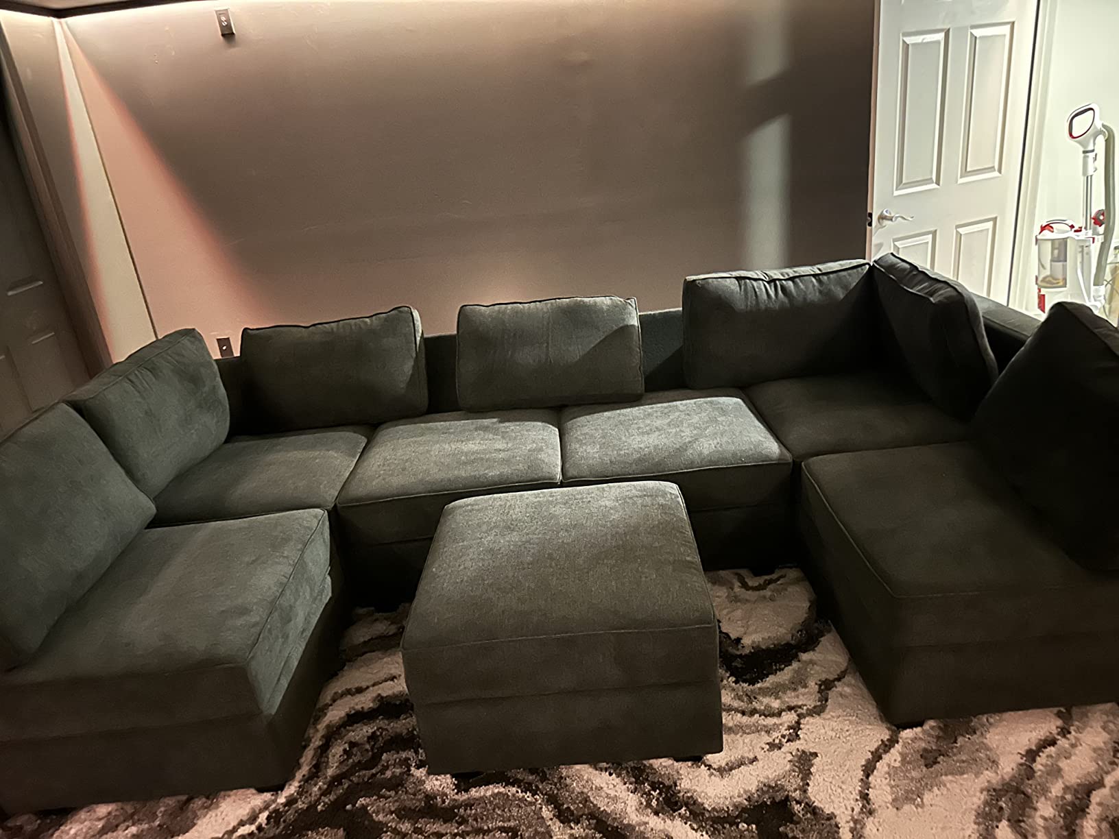 $37/mo - Finance Belffin L Shaped Couch with Storage Seat Modular Couch ...