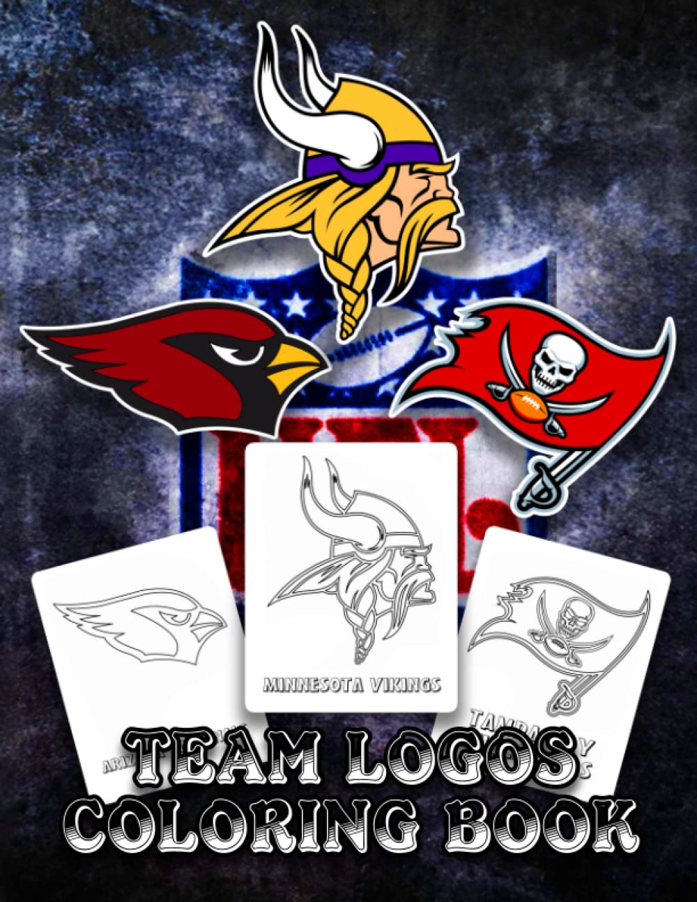 Buy NFL team logos coloring book: High Quality Logos Illustrations From ...