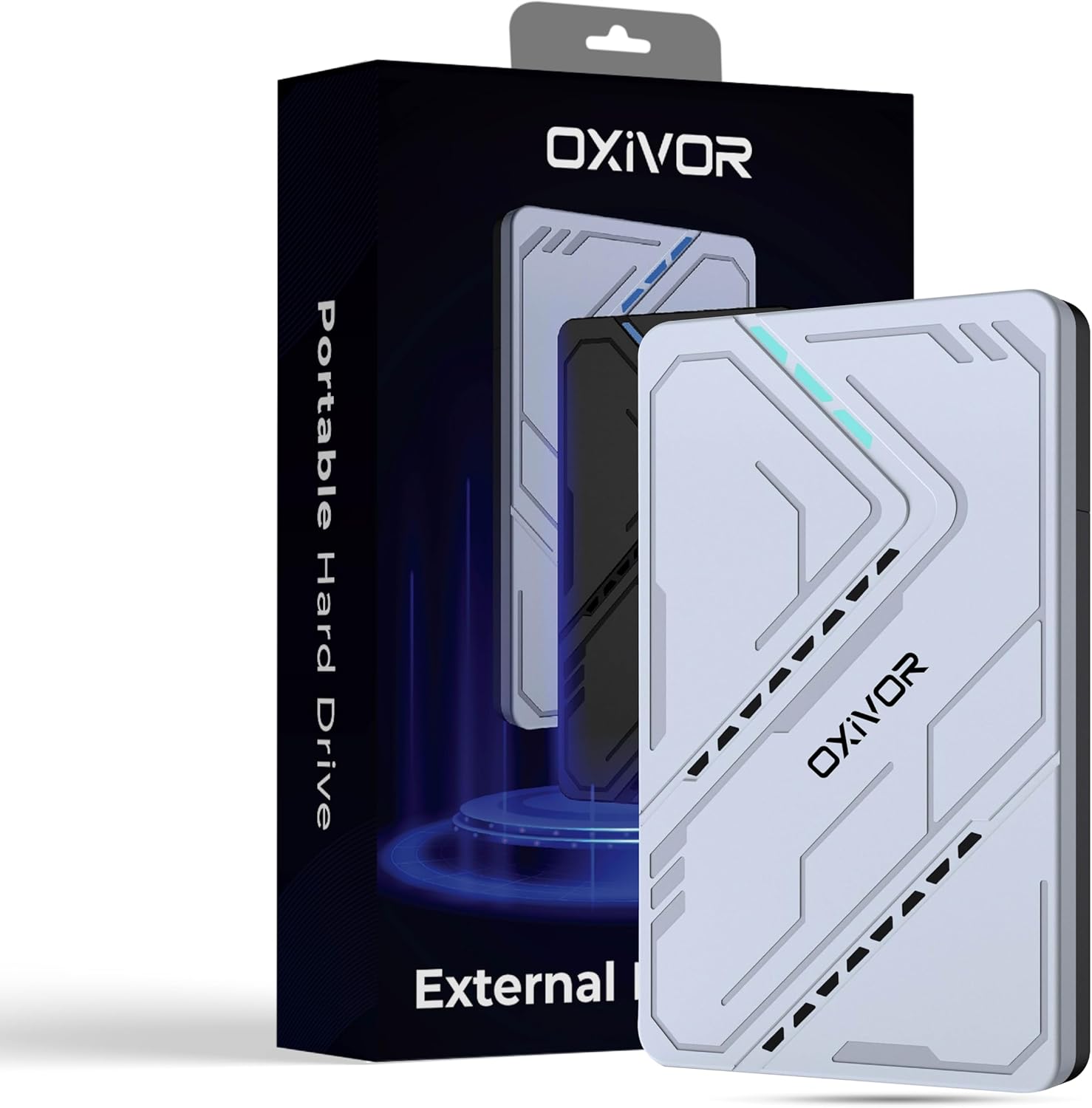 OXIVOR 100GB Portable External Hard Drive – 2.5" Ultra-Slim Hard Drive ...