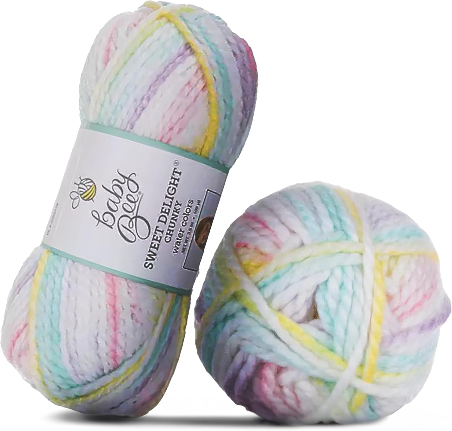 Amazon.com: Baby Bee 5-Bulky Acrylic & Polyamide Yarn for Knitting and ...