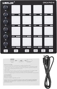 Amazon.com: MIDI Controller Pad, 48 Backlit Drum Pads, 18 Assignable ...