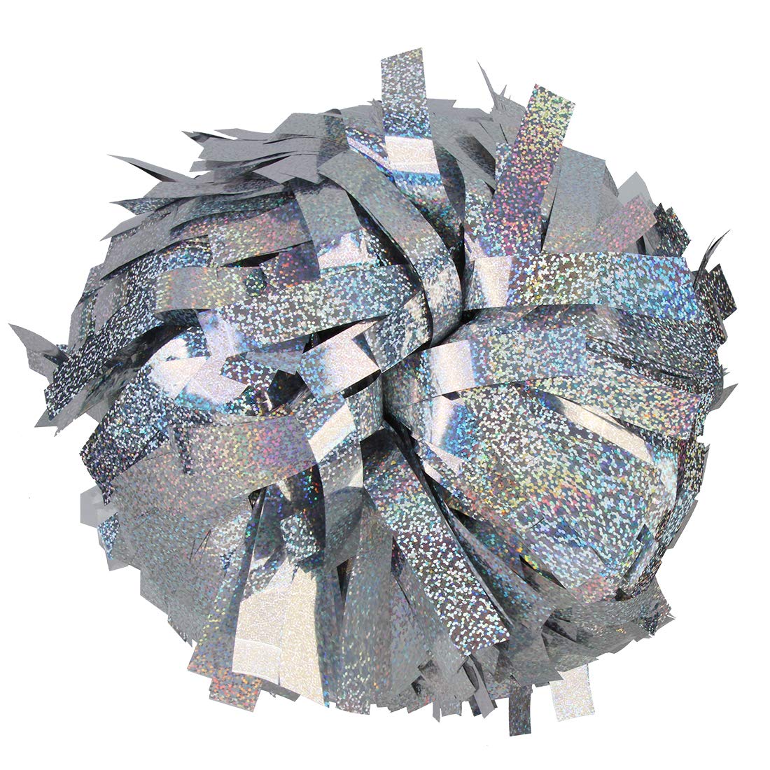 Amazon.com: ICOCHEER Cheerleading Pom Poms Metalic Holographic ...