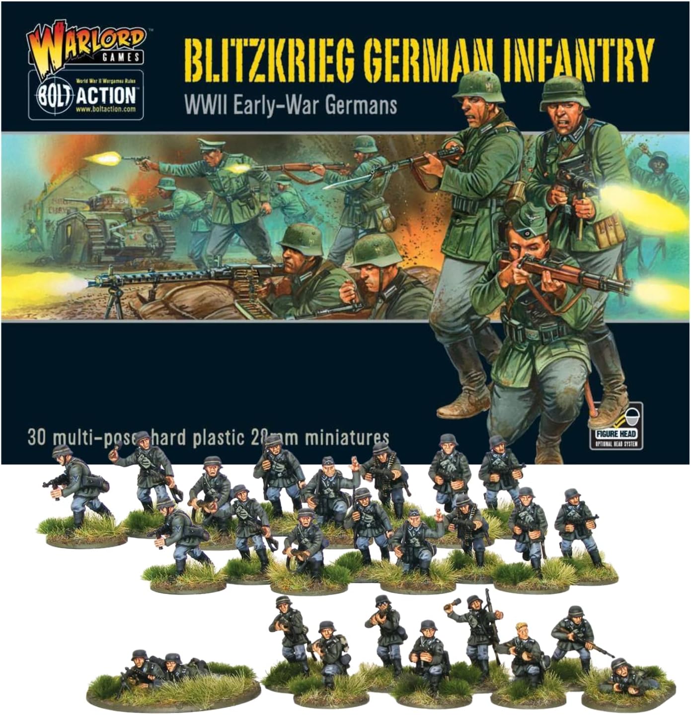 Amazon.com: Wargames Delivered Bolt Action Miniatures - Blitzkrieg ...