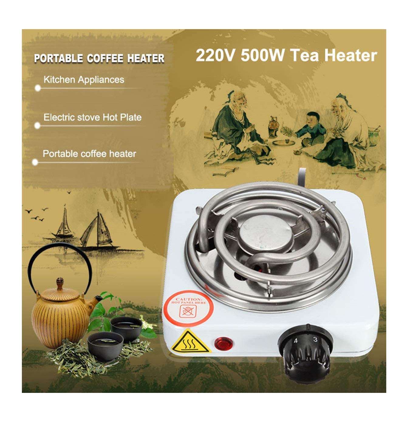 Buy PUFF SMART Iron Hookah Charcoal Burner (White_15 x 15 x 4 cm ...