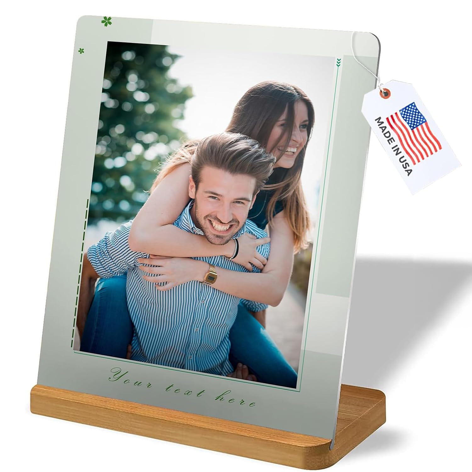 Custom Metal Frames Brushed Metal Silver Picture Frame Industrial
