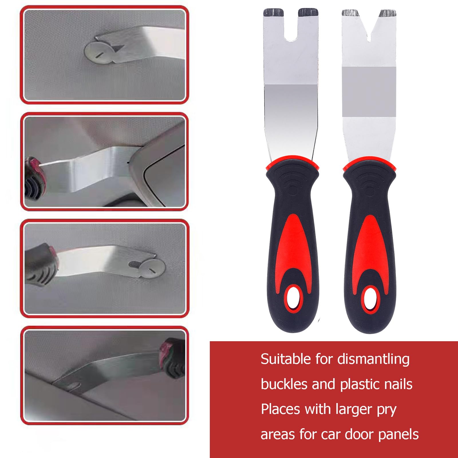 Plastic Pry Tool 5-Piece Metal Auto Trim & Door Panel Pry Tool Set ...