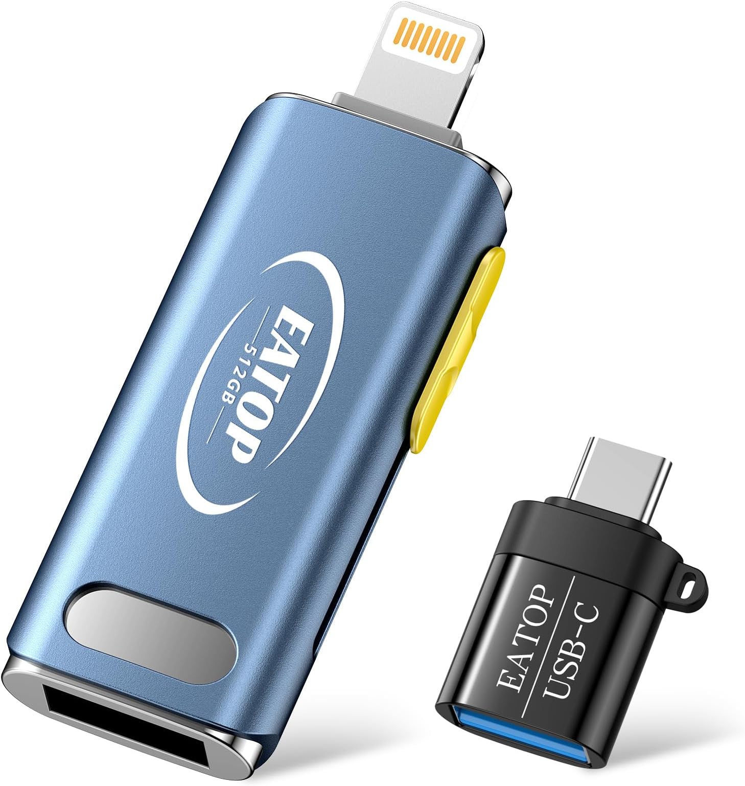 Amazon.com: Gulloe 512GB USB Flash Drive Intended for iPhone, with OTG ...