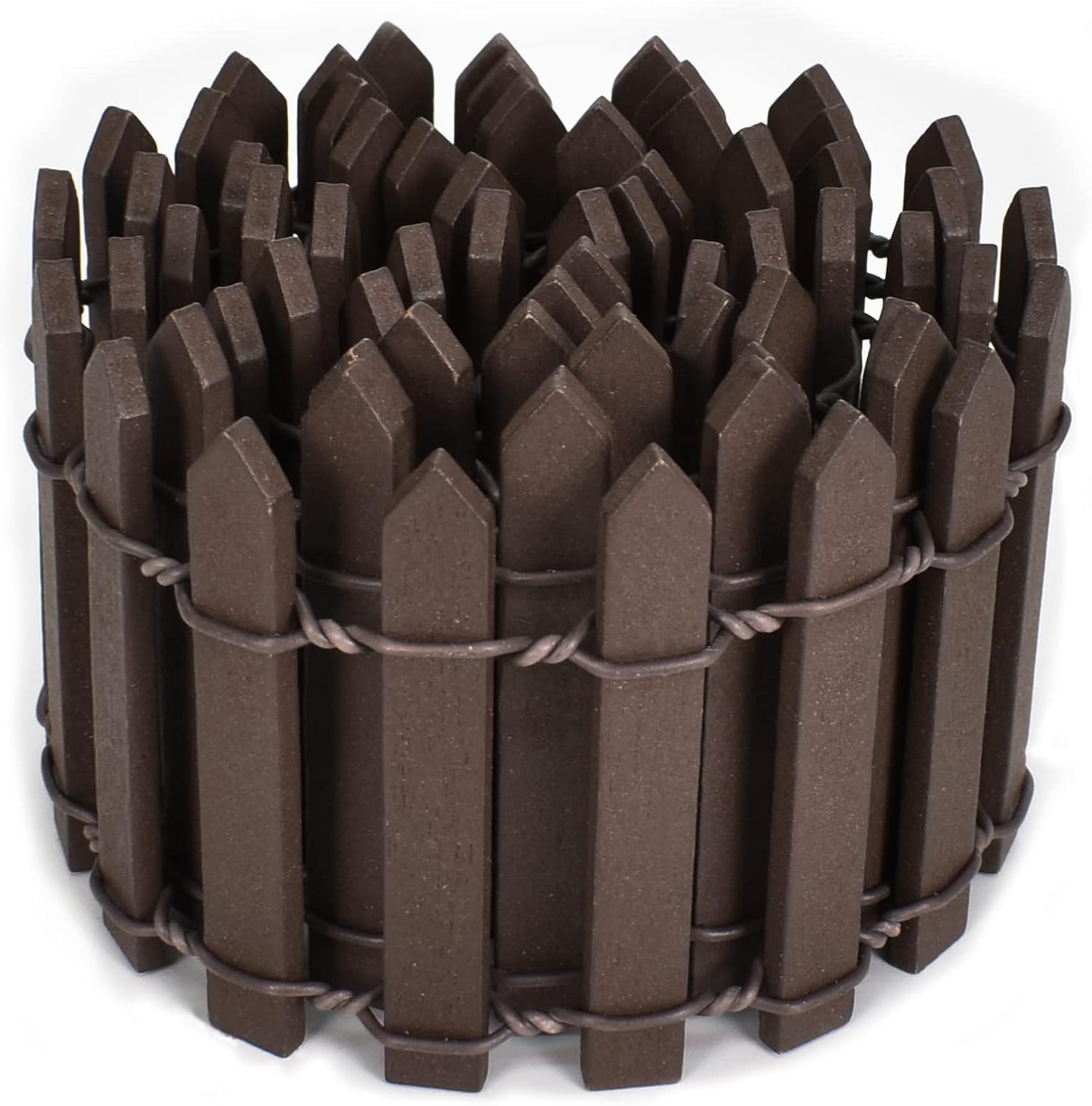 Miniature Garden Fence, Fairy Garden Fence Brown, Mini Wooden Fence 90 ...