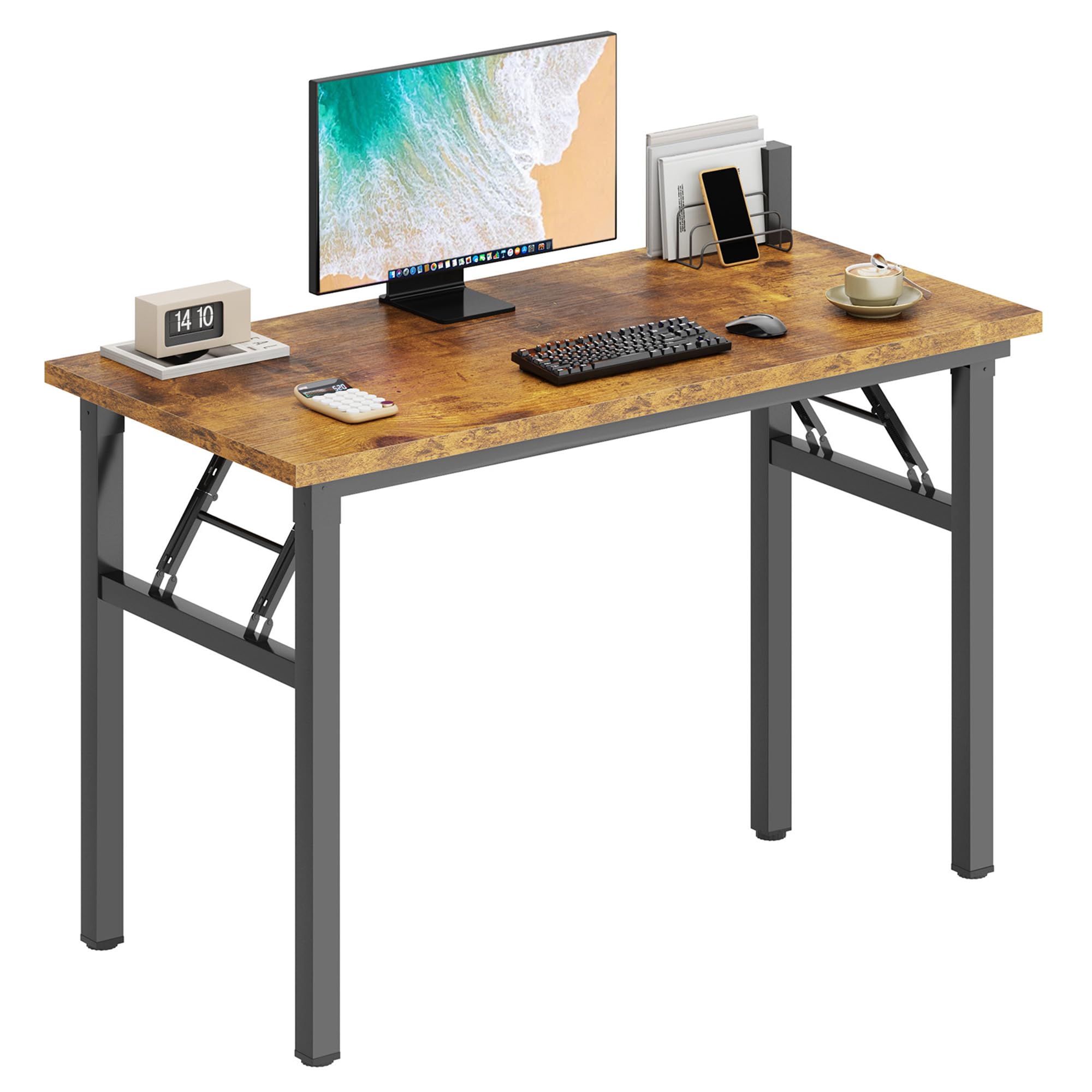 Snapklik.com : Computer Desk Folding Table 39.4 Inches Writing Desk For ...