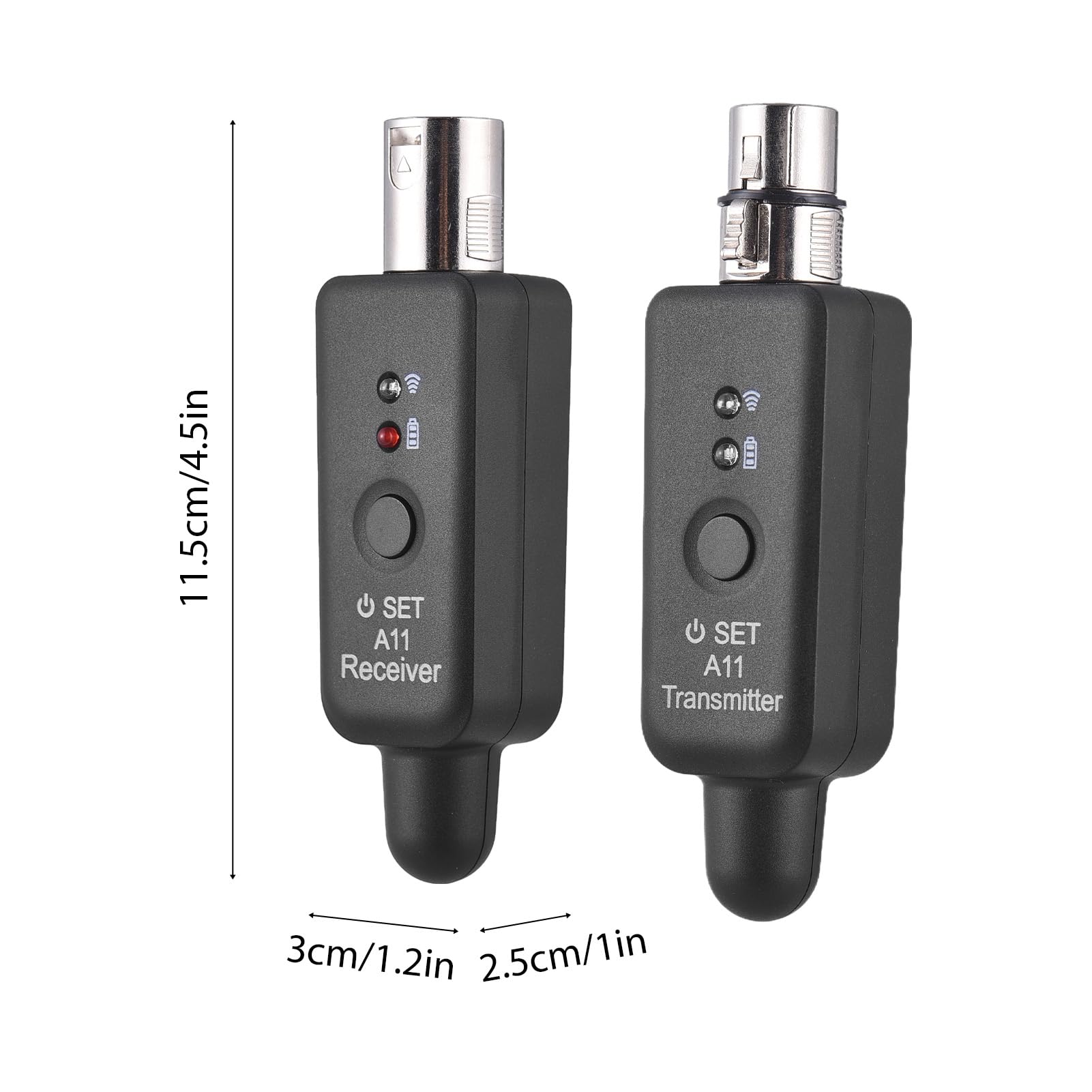Snapklik.com : Summina 2.4G Microphone Wireless Xlr Transmitter And ...