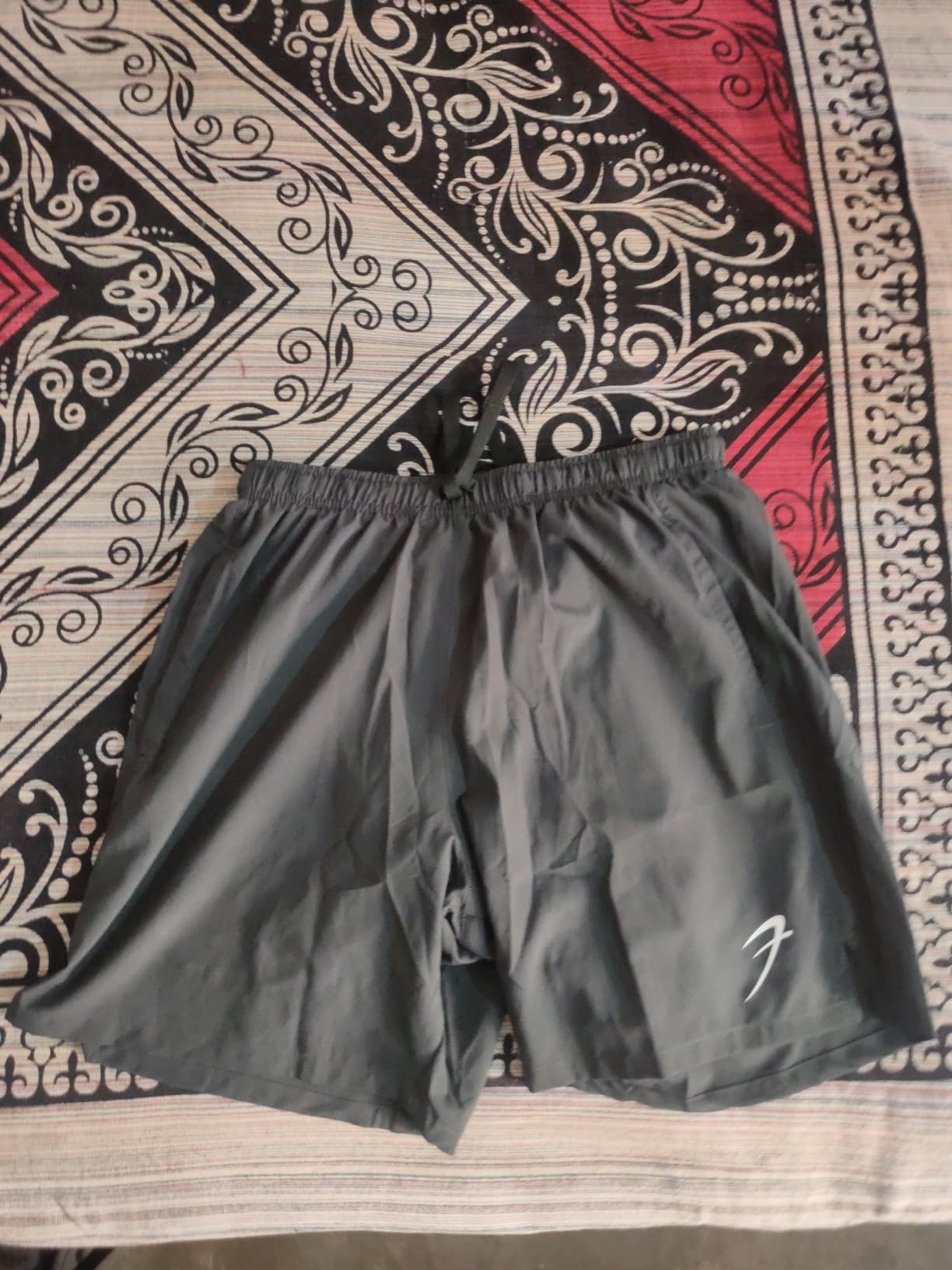 Buy FUAARK Double Layer 2 in 1 Sports Shorts with Inner Tights for Men ...
