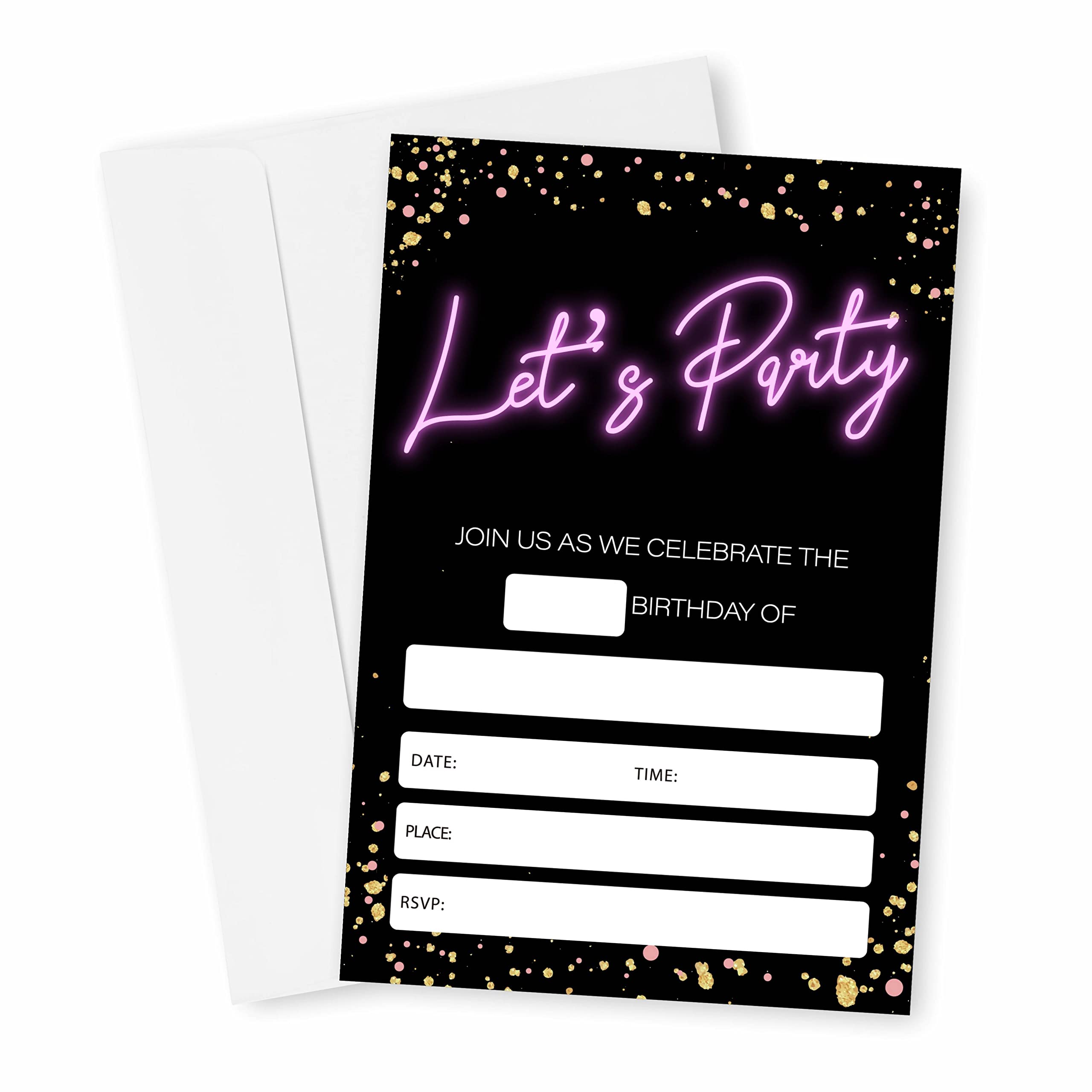 Adult Birthday Invitation Cards