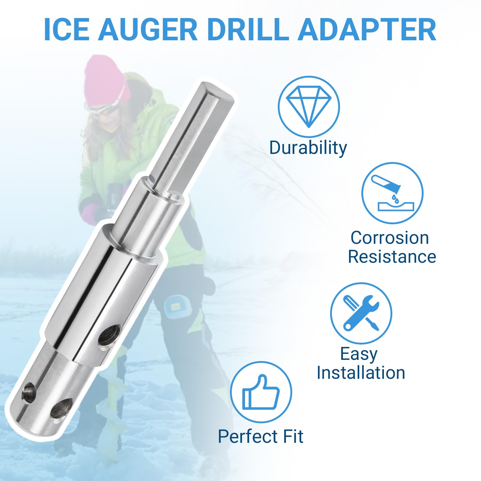 Hand Auger Drill Adapter