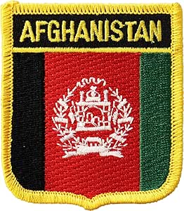 Amazon.com: Flagline Afghanistan - Country Shield Patch : Arts, Crafts & Sewing