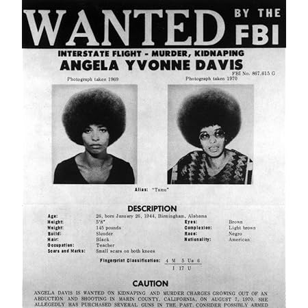 Amazon.com: Wanted poster of Angela Davis Photo Print (8 x 10): Posters ...
