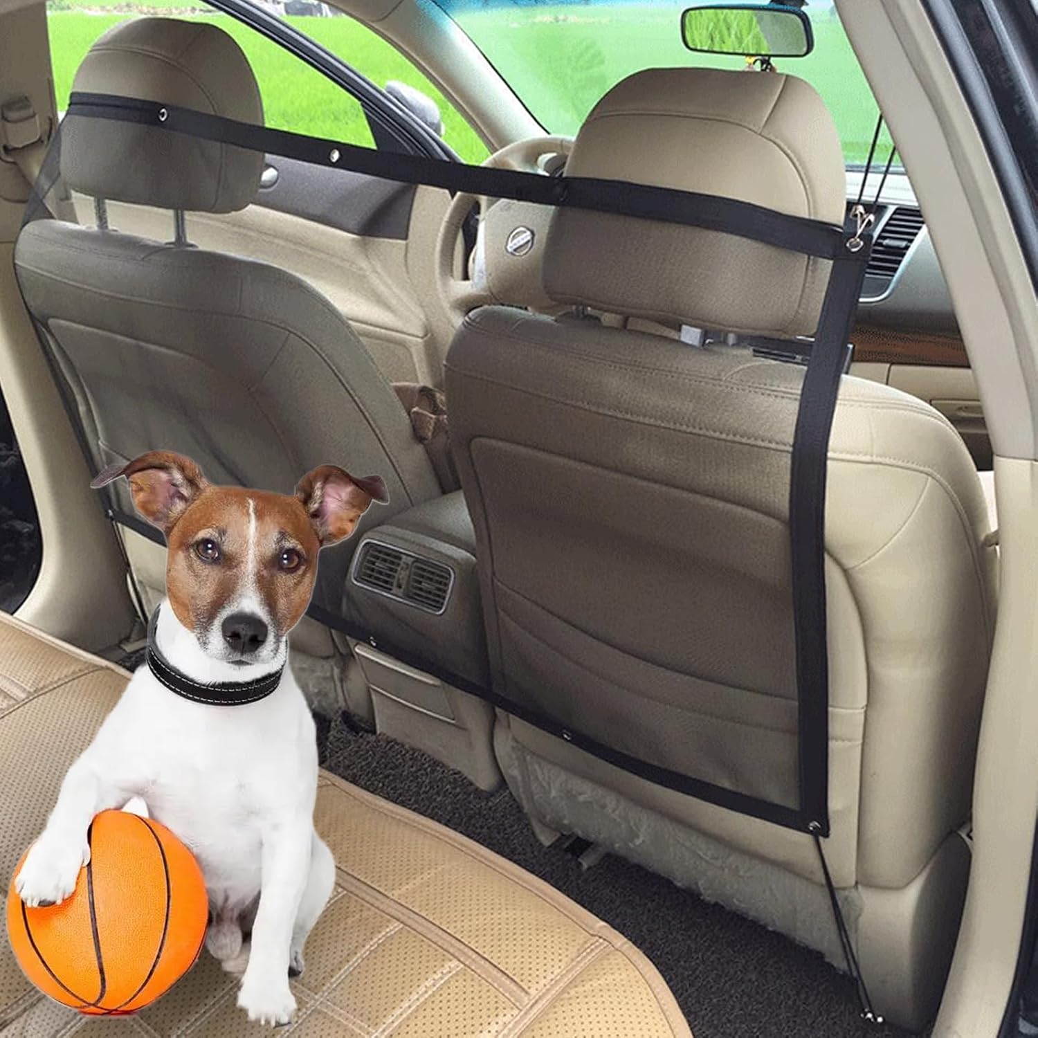 Amazon.com: Dewkou Pack-1 Car Pet Protection Net, Car Divider Net Pet ...