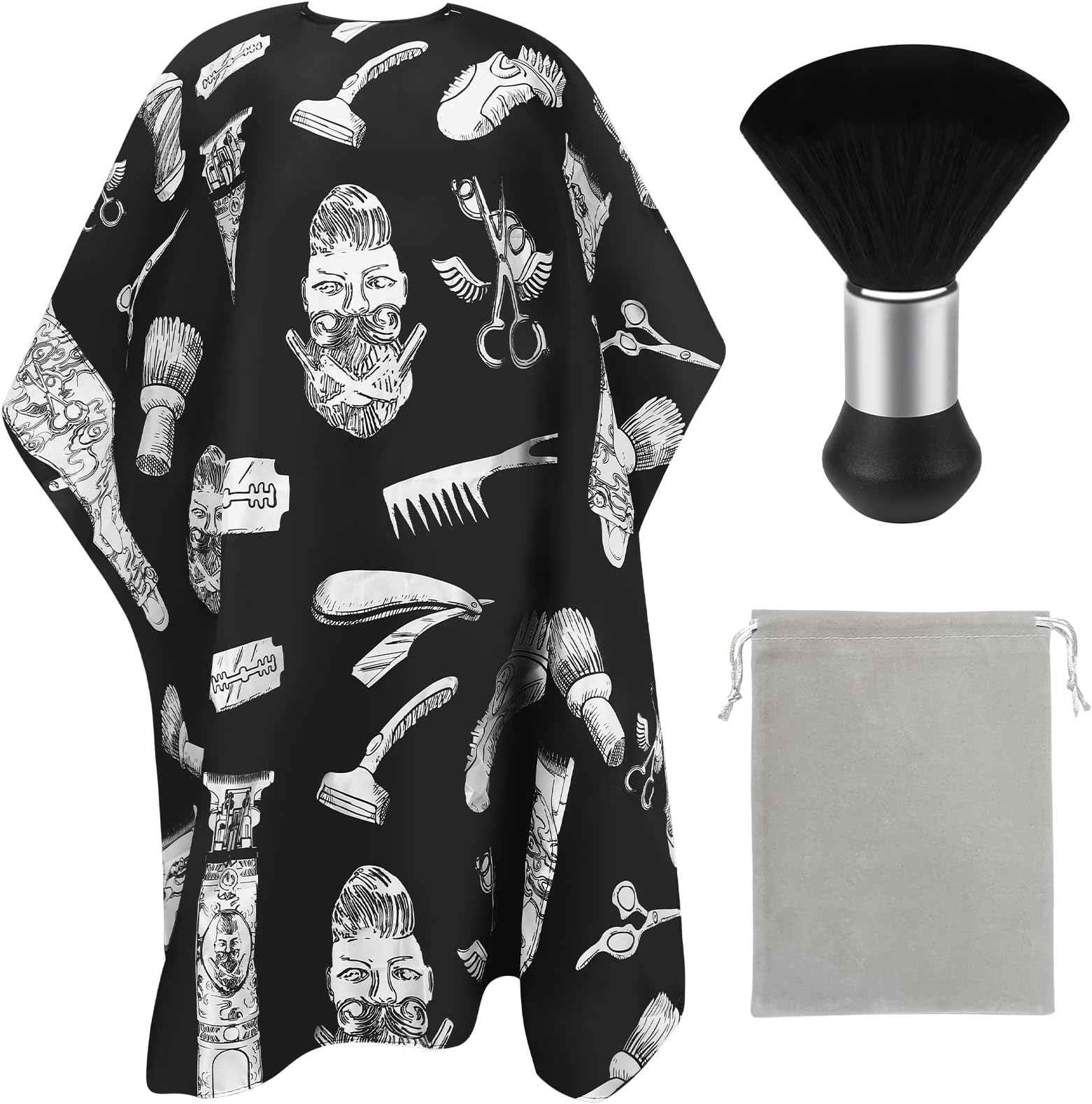 Amazon.com : HOOMBOOM Professional Salon Cape with Snap Closure ...