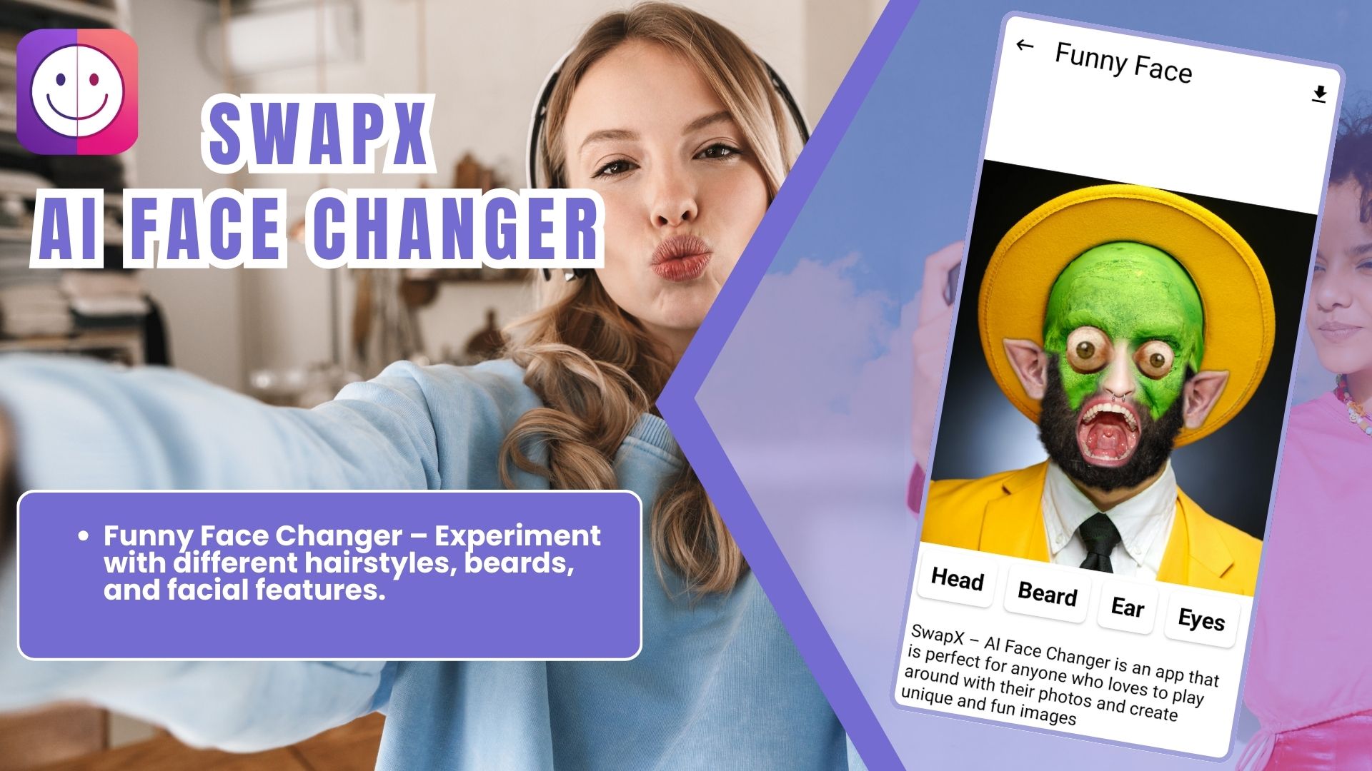 SwapX – AI Face Changer Pro - App on Amazon Appstore