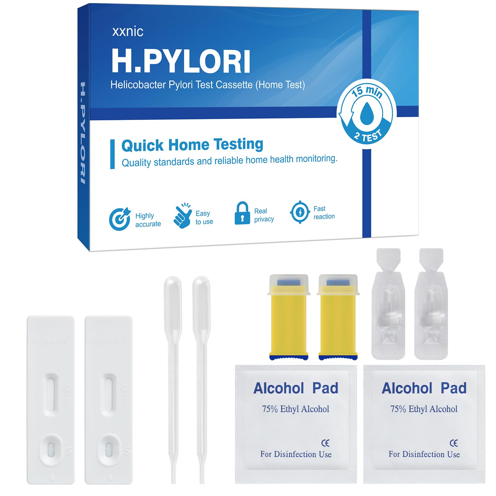 Amazon.com: H Pylori Test Kit at Home, Rapid and Precise H Pylori ...
