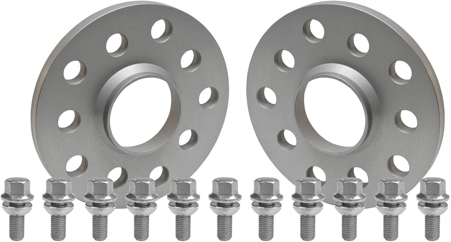SCC Fahrzeugtechnik Distanzscheiben Set 30mm (2x15mm) Silber eloxiert ...