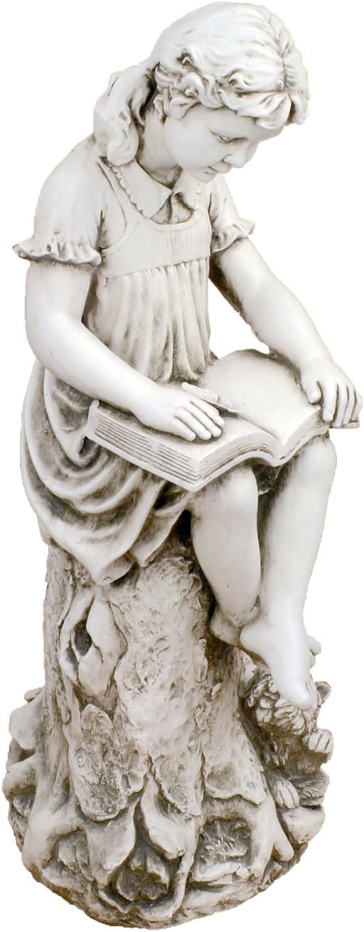 Amazon.com : Solstice Sculptures XST/980 Mary Reading Girl Statue ...