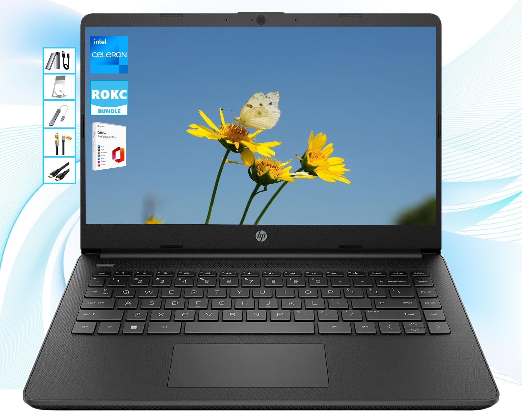 Amazon.com: HP Stream 14" HD BrightView Laptop, Intel Celeron N4120 ...