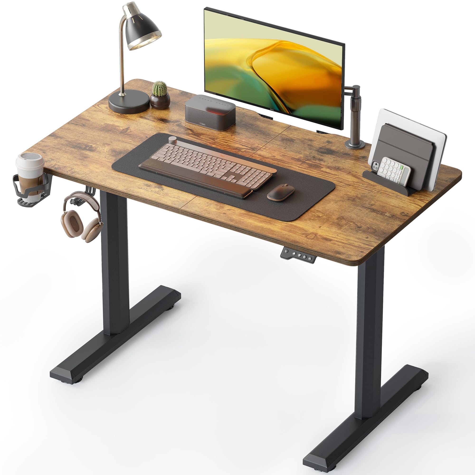 Snapklik.com : CubiCubi Electric Standing Desk, 44 X 24 Inches Height ...