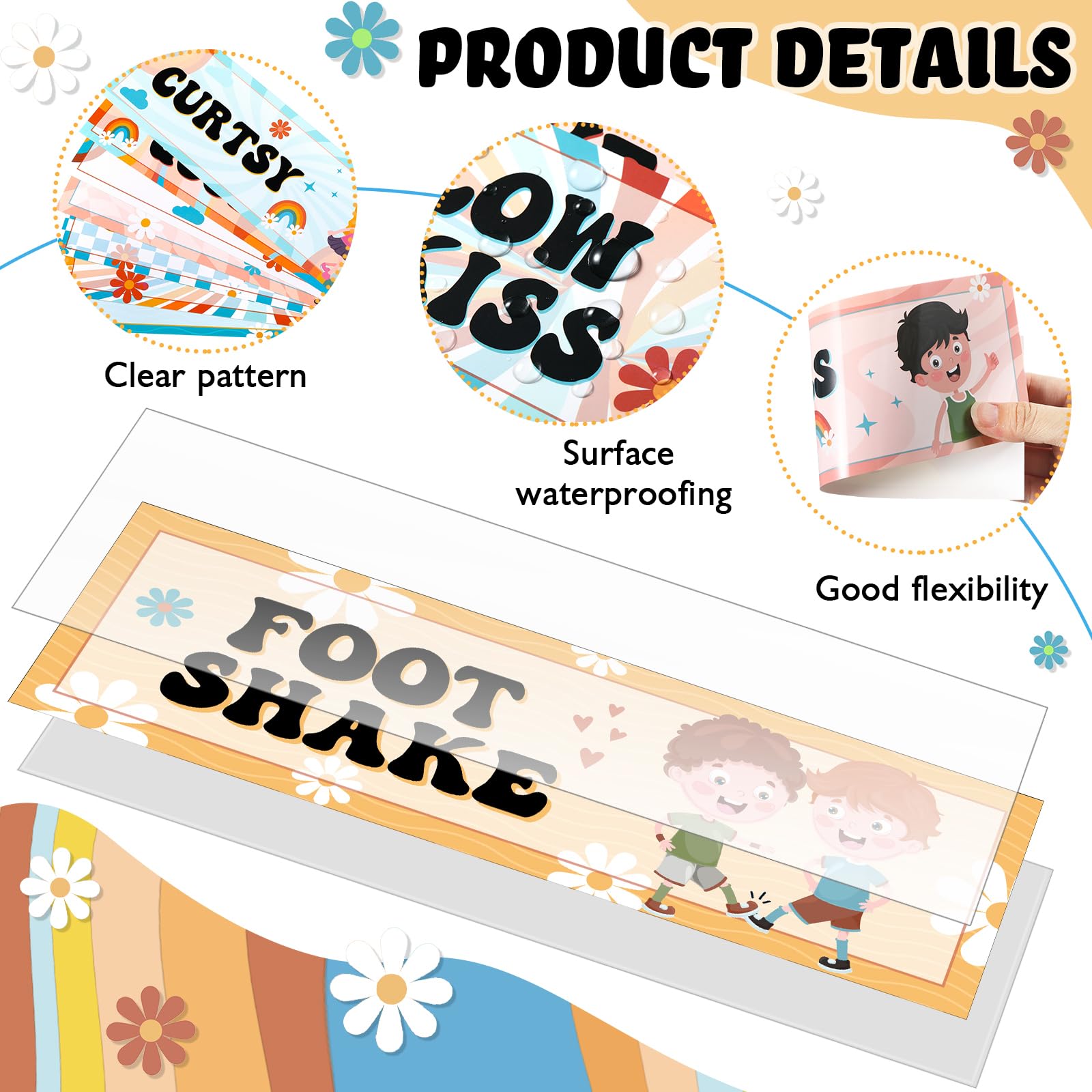 Snapklik.com : 28 Pcs Greeting Choices Classroom Rules Posters Groovy ...