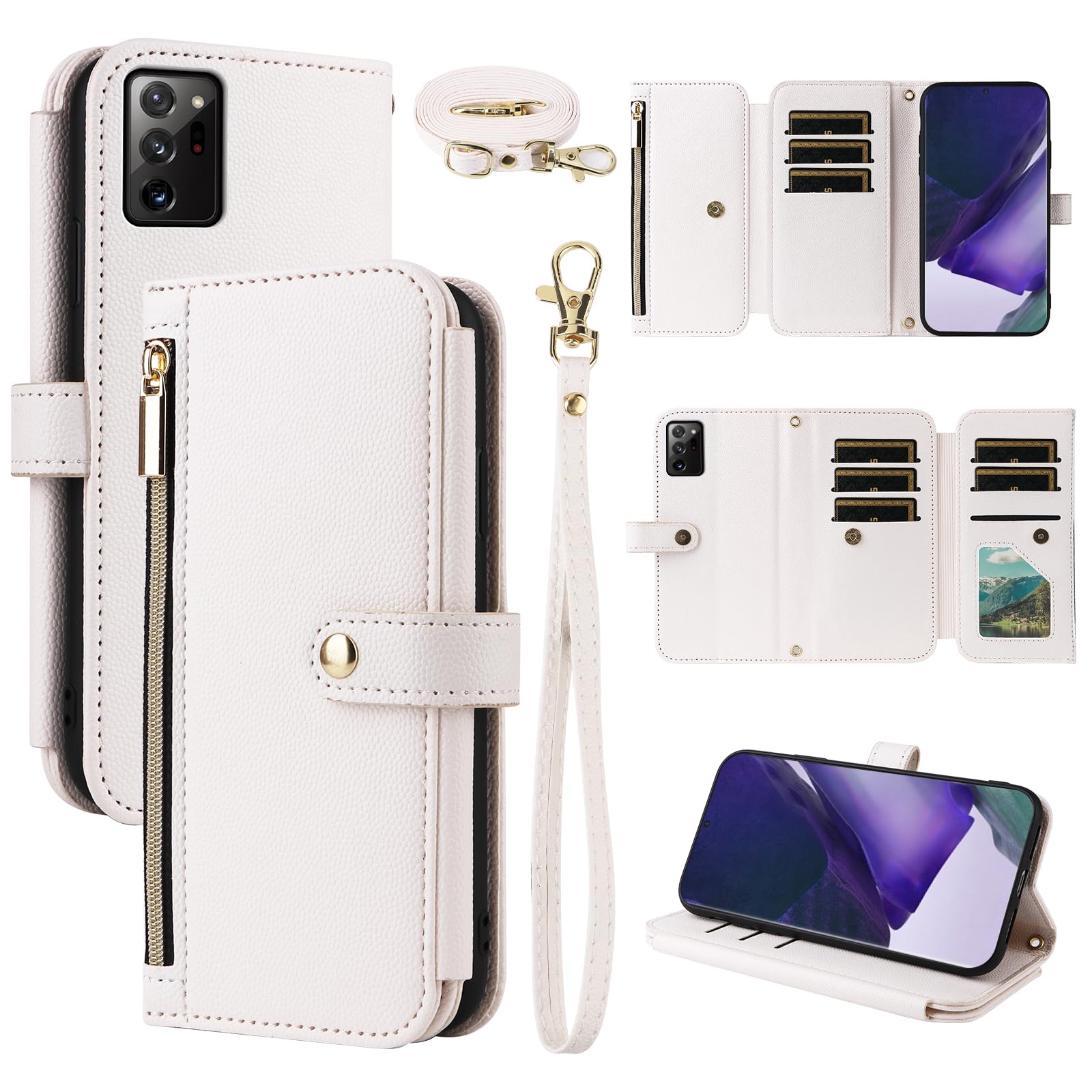 Amazon.com: Dswteny Wallet Case for Samsung Galaxy Note 20 Ultra 5G ...