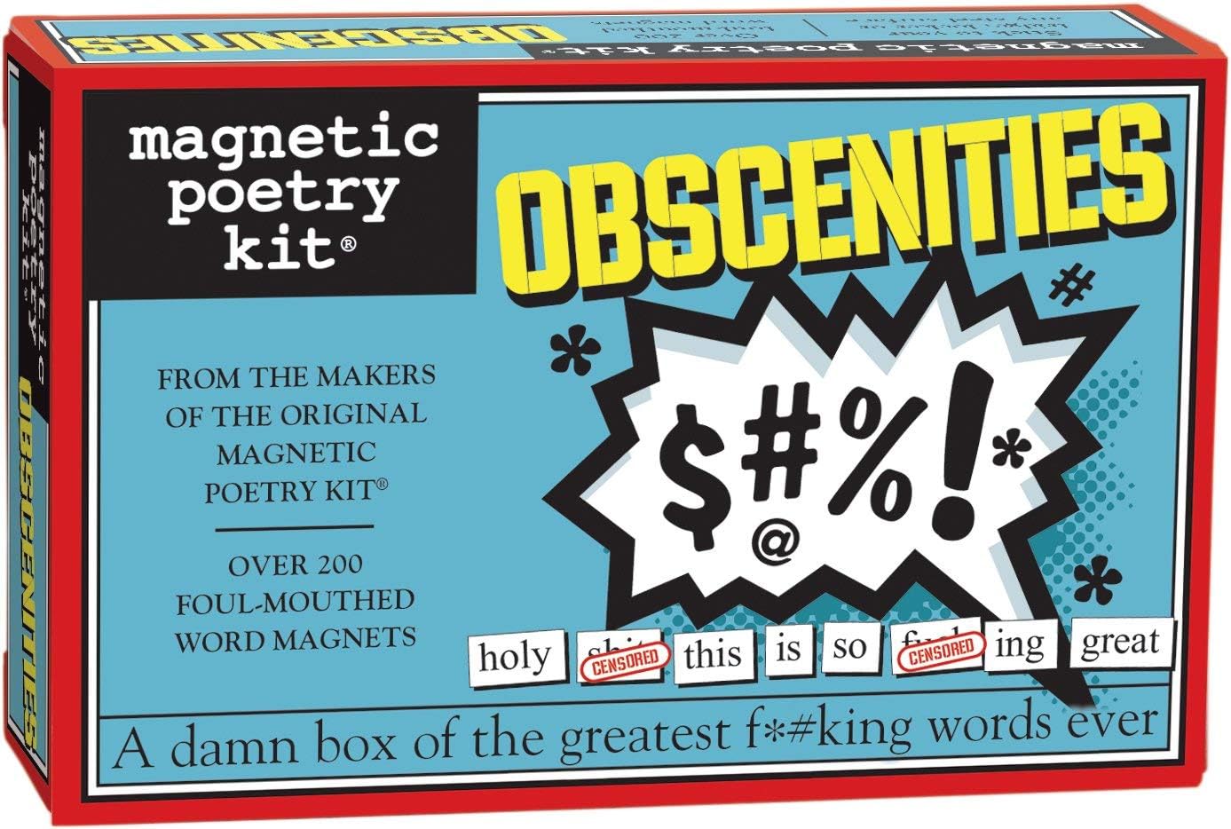 Amazon.com: Magnetic Poetry - Obscenities Kit - Words for Refrigerator ...