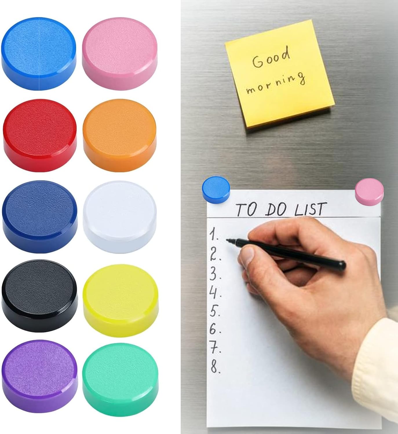 Magnets for Whiteboard, 10 pcs Whiteboard Magnets for Notice Board ...