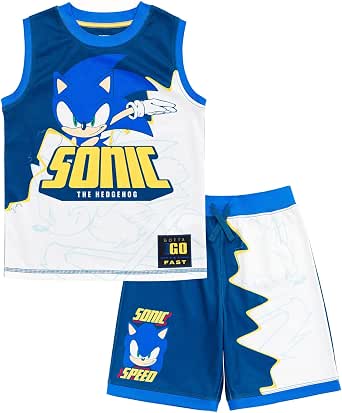 Amazon.com: SEGA Sonic The Hedgehog Tails Knuckles Little Boys Mesh ...