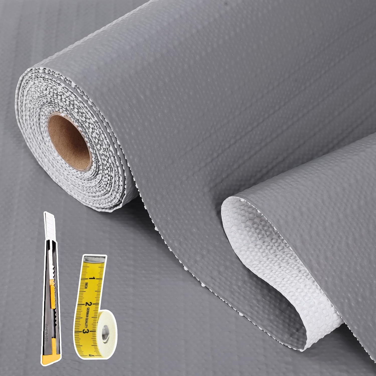 Drawer Liners Drawer Organisers Kitchen Cupboard Liner 30x300cm Grey ...