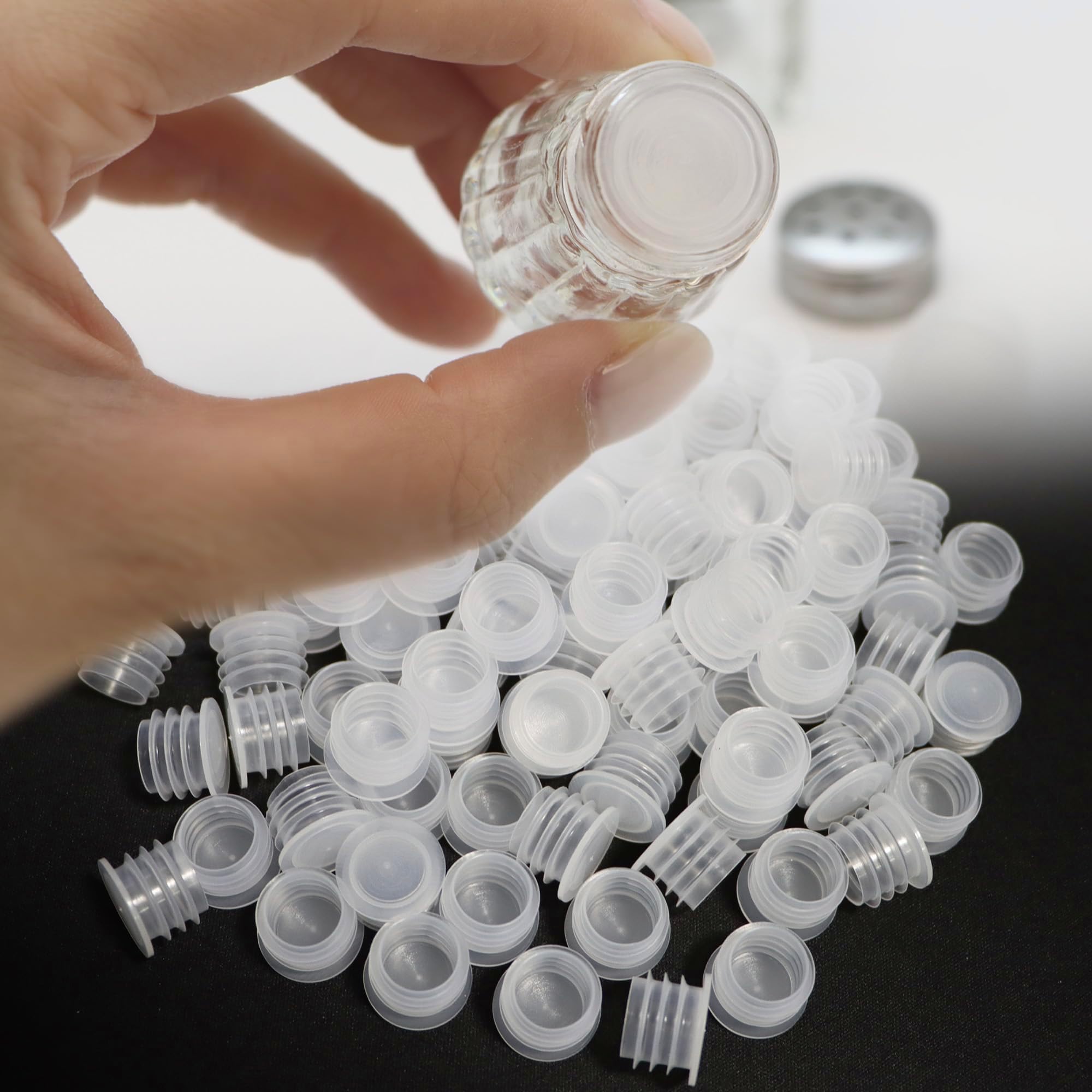 Amazon.com: LUTQ 100-Pack Salt and Pepper Stoppers Plugs, 1/2 Inch Salt ...