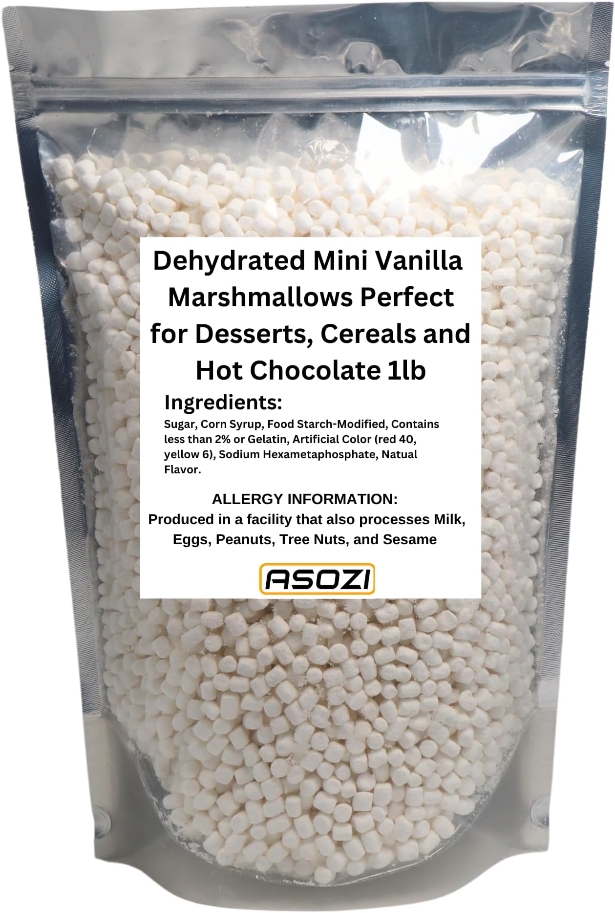 Amazon.com : Mini Marshmallows for Hot Chocolate - Vanilla Flavored ...