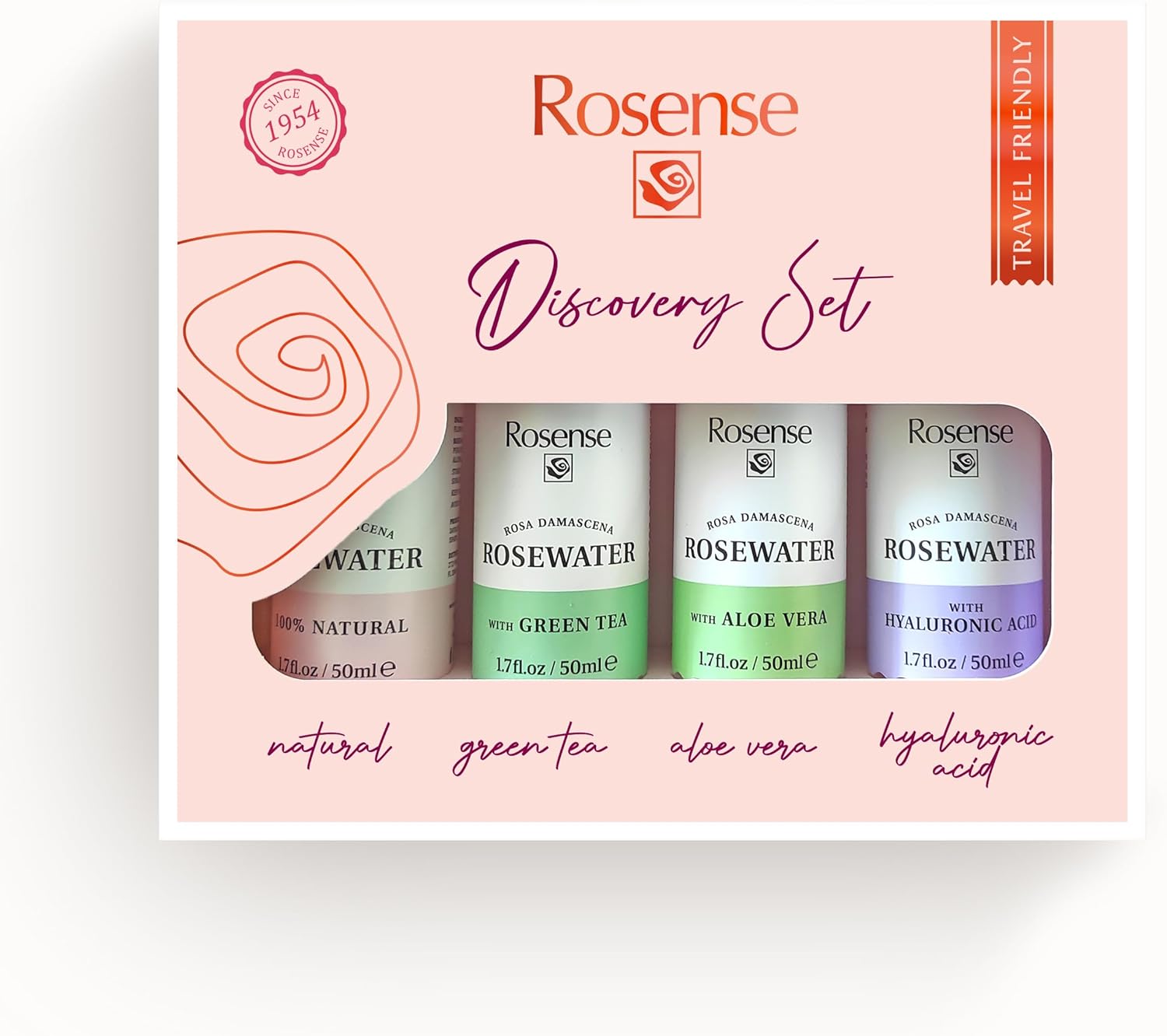 Amazon.com: Rosense Rose Water Discovery Set- Rose Water Selection 1 ...