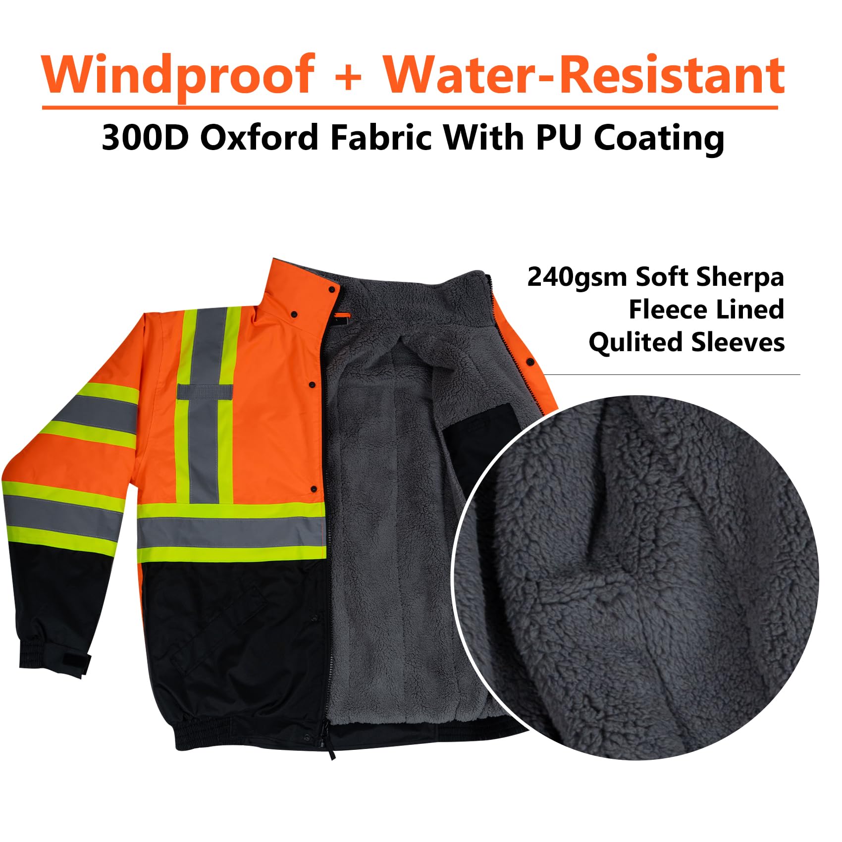 Snapklik.com : VENDACE High Visibility Reflective Safety Jackets For ...