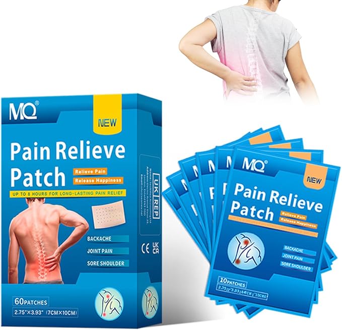 LINXINS 60PCS Pain Relief Patches, Pain Patches, Heat Patches for Pain ...