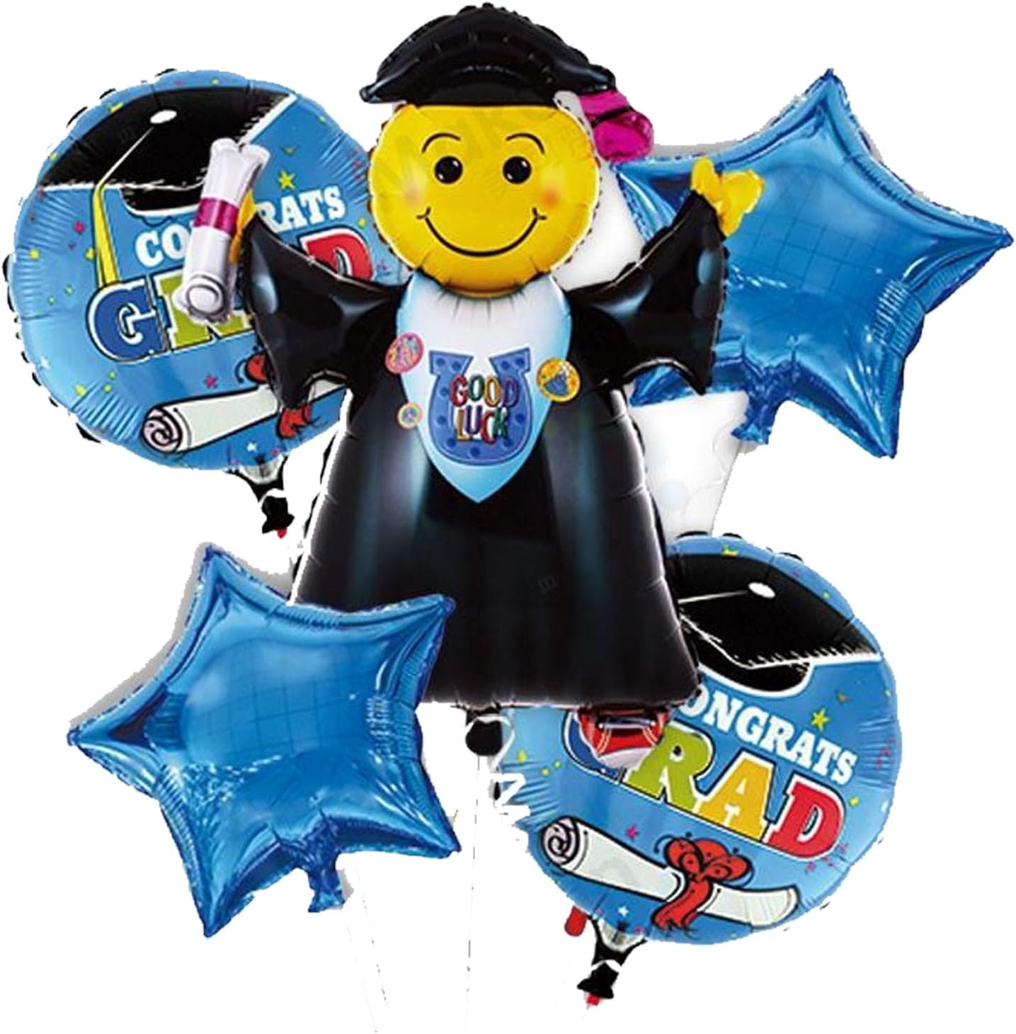 Amazon.com: MOHYS Graduation Balloons Congrats Balloons Graduation Cap ...