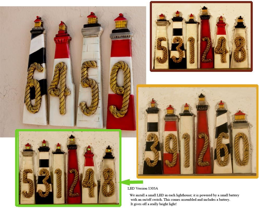 Amazon.com: Lighthouse House Numbers : Tools & Home Improvement