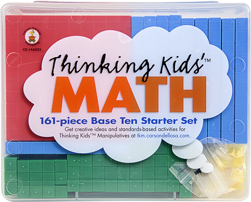 Thinking Kids Math: 161- Piece Base Ten Starter Set : Amazon.in: Books