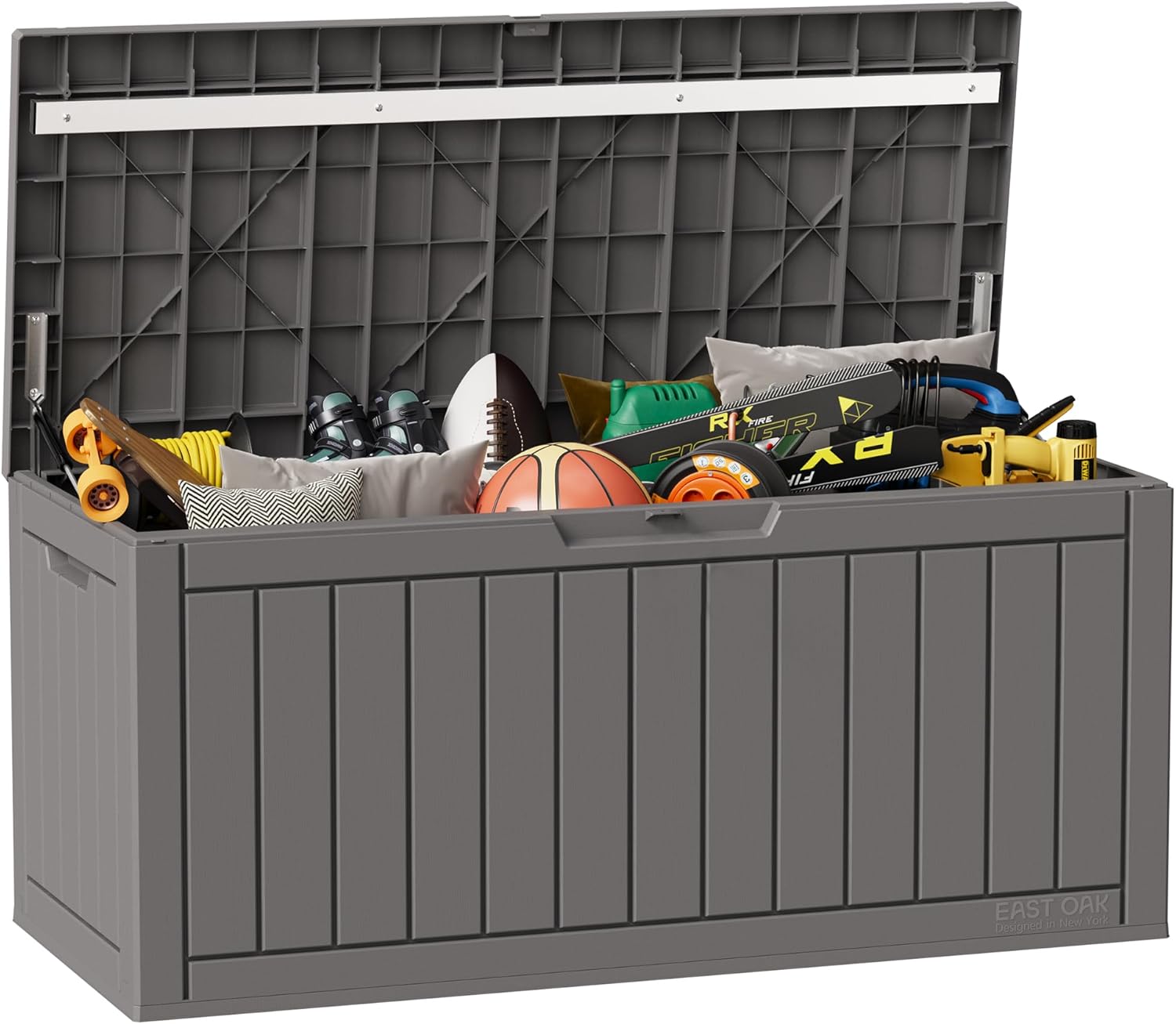 Amazon.com : EAST OAK Outdoor Storage Box, 90 Gallon Deck Box ...