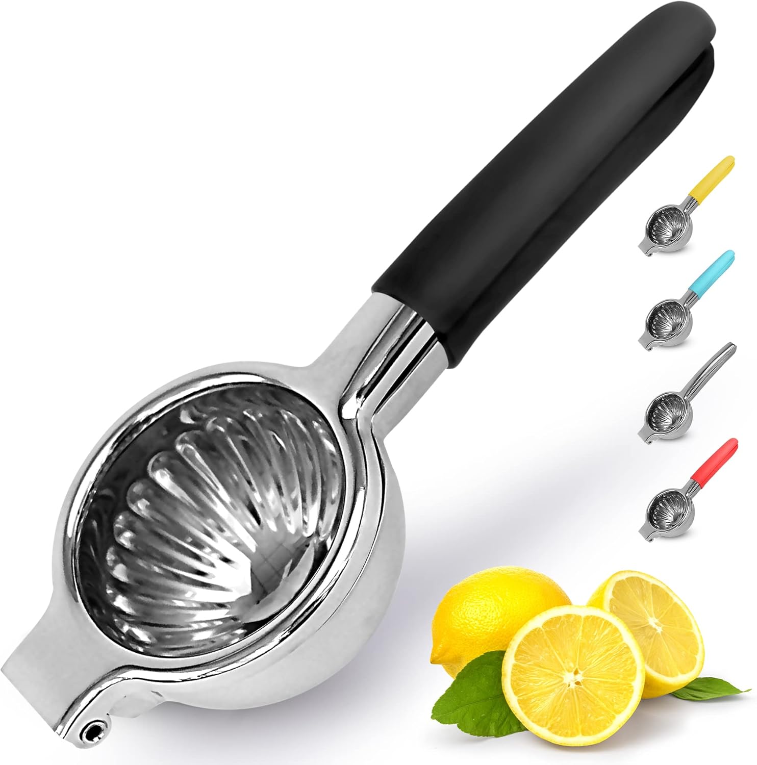 Zulay Lemon Squeezer Stainless Steel with Premium Heavy Duty Solid ...