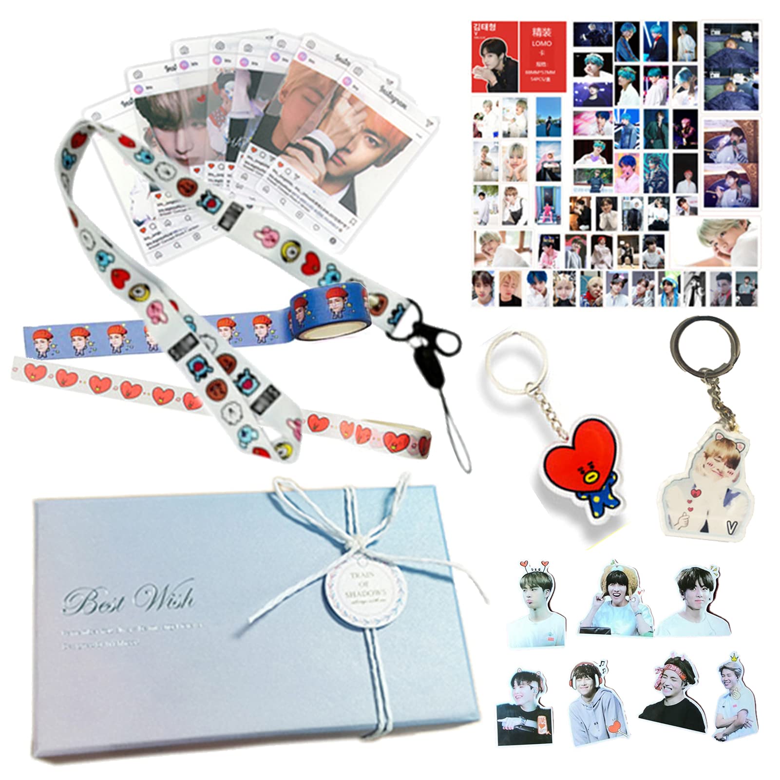 Buy Kpop V Fans Gift Set for Army Daughter Bangtan Boys Kim Tae Hyung ...