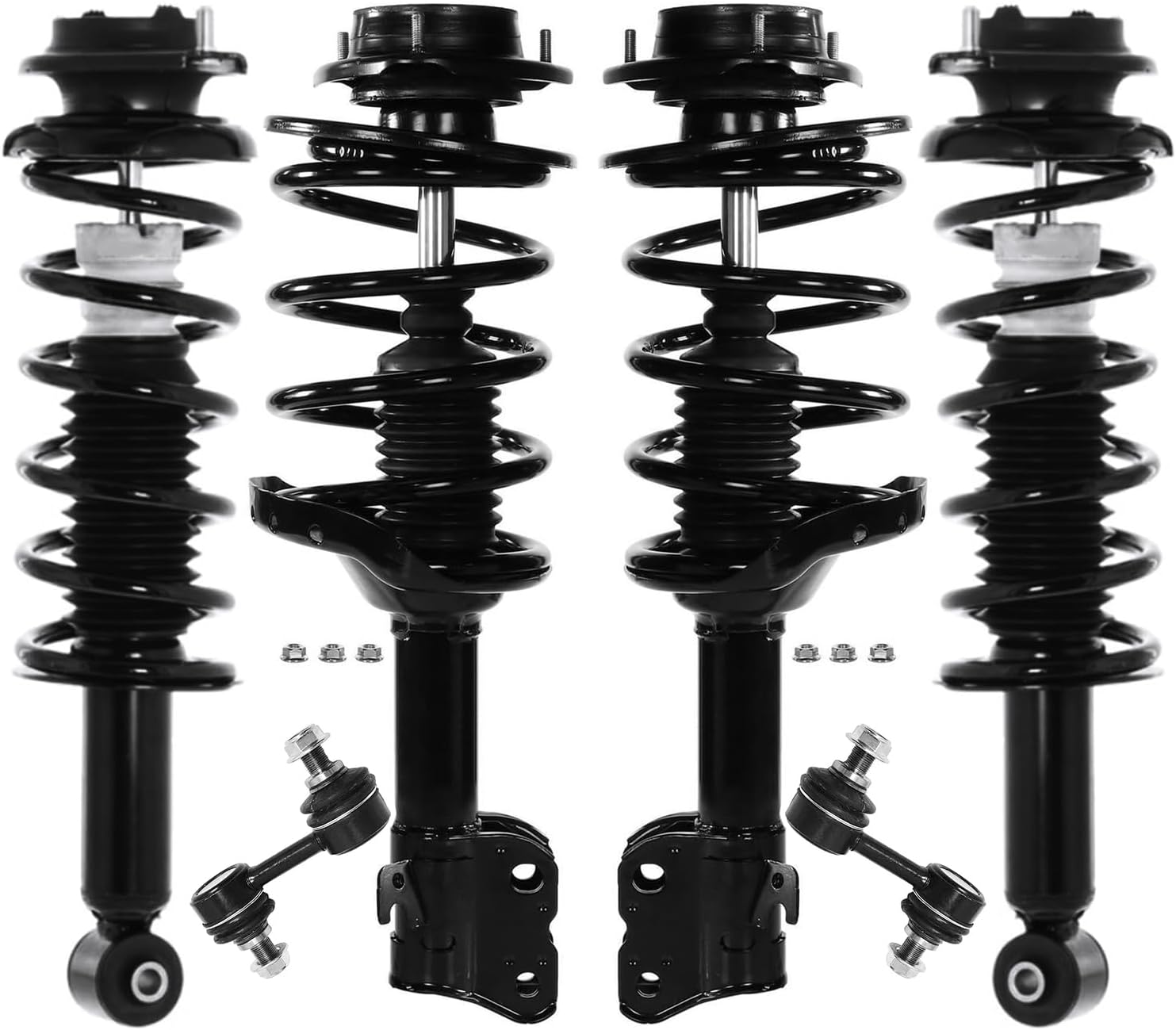 Amazon.com: Detroit Axle - 6pc Struts Sway Bars for 2010 2011 2012 ...