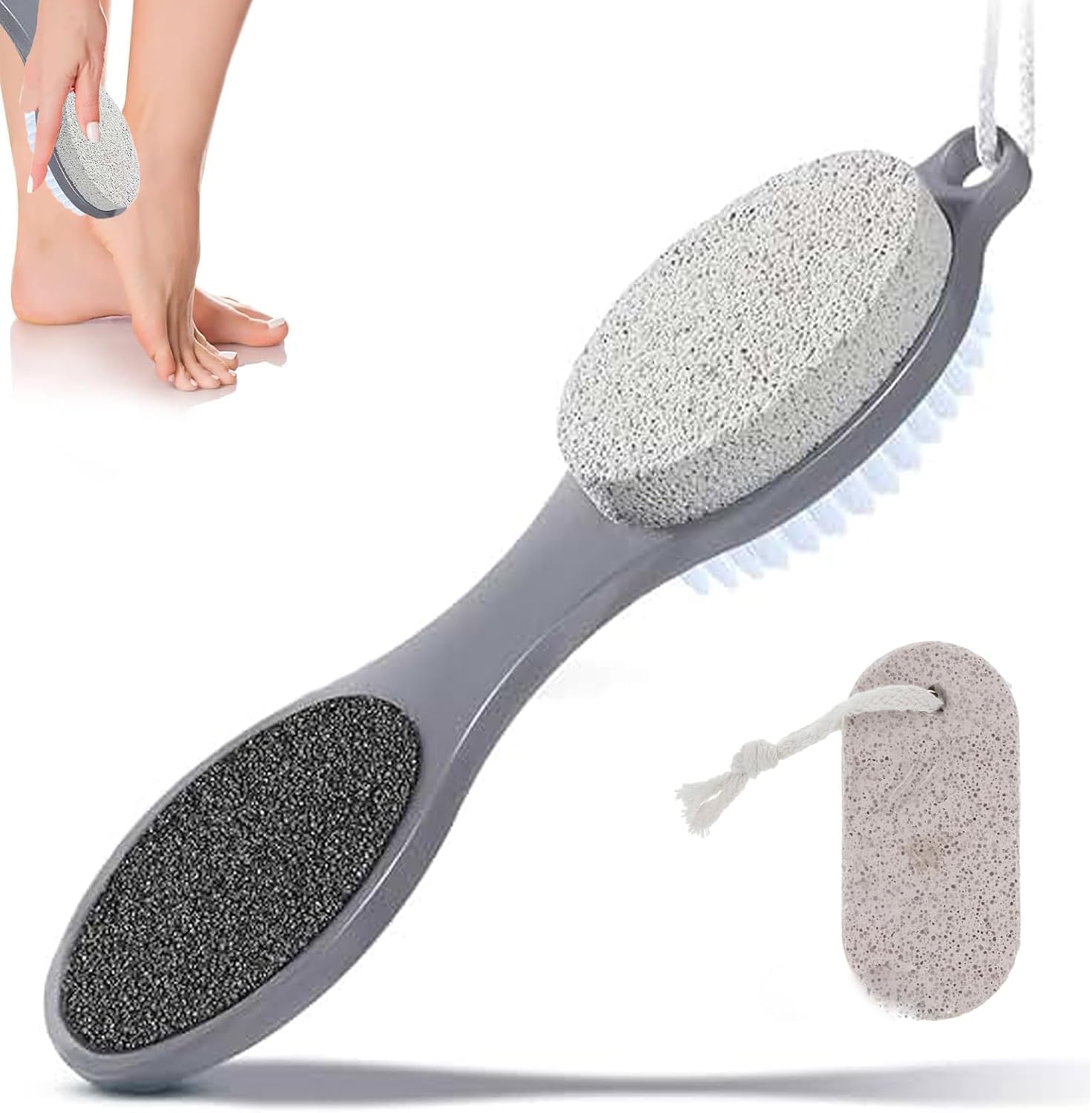 Pumice Stone for Feet, with a Stone Foot Scrubber, Pumice Stone Foot ...