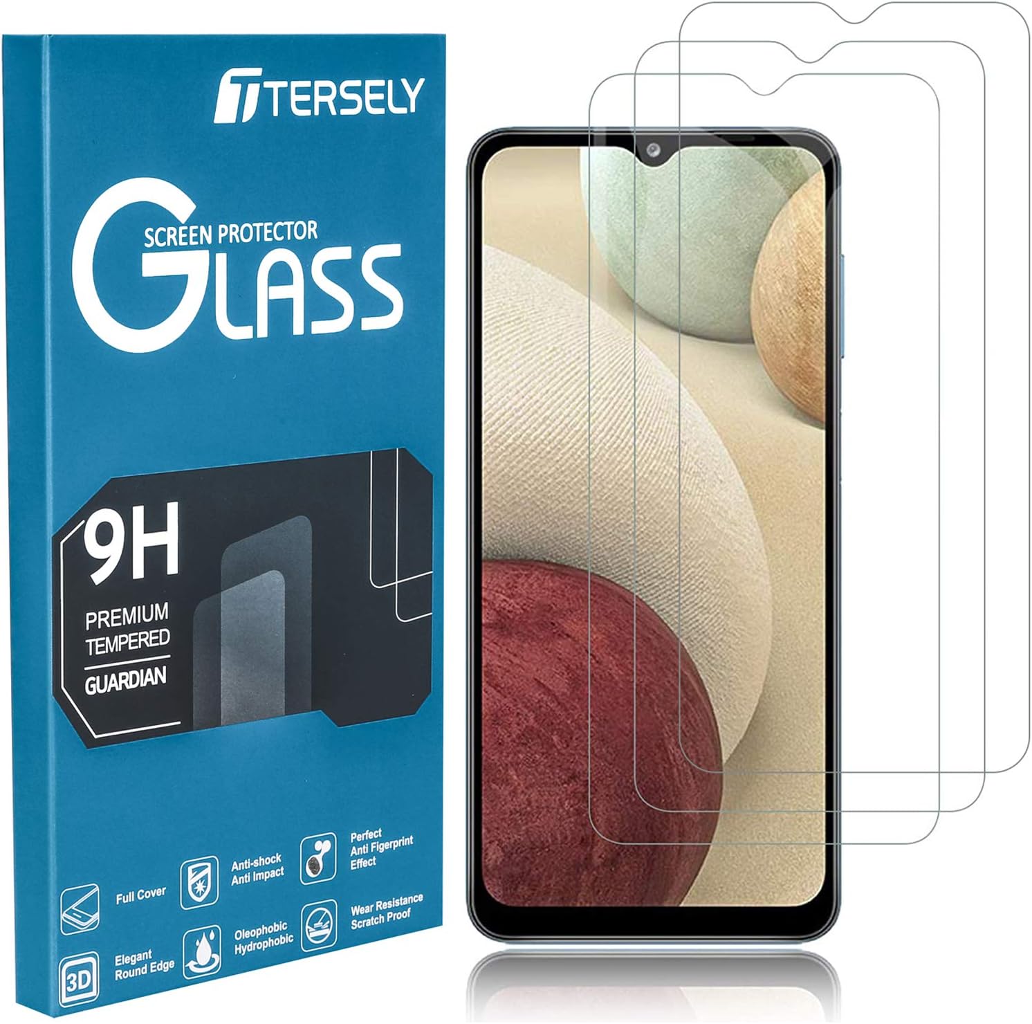 T Tersely [3-Pack] Screen Protector for Samsung Galaxy A12, (Case ...