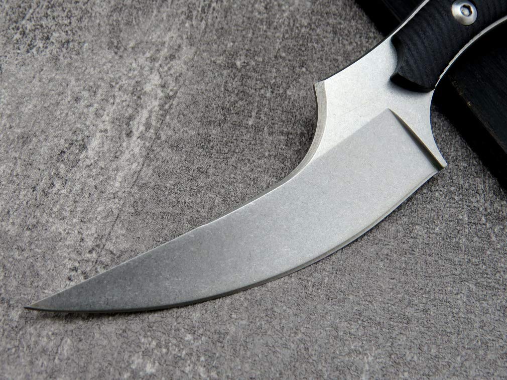 Snapklik.com : Ccanku C1490 Fixed Blade Knives 8 Inch Claw Knife D2 ...