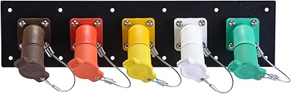 Amazon.com: Power Assemblies 5 Position CAM Lock Panel, 400 Amp, 3 ...