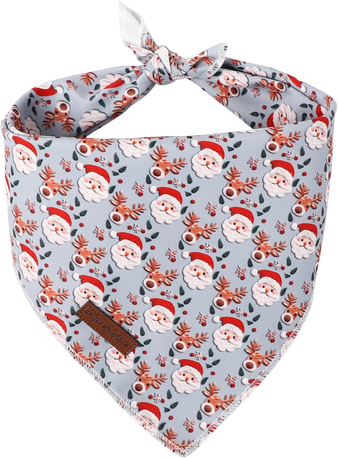 Amazon.com : Unique Style Paws Dog Bandanas 1PC Washable Cotton ...